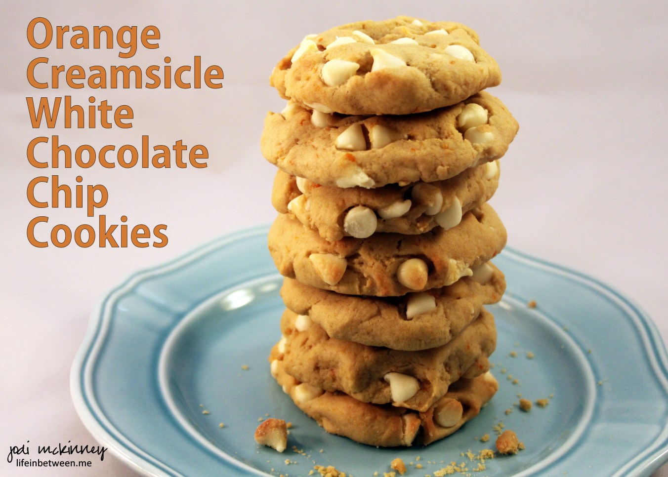 Orange Creamsicle White Chocolate Chip Cookies | the creative life in ...