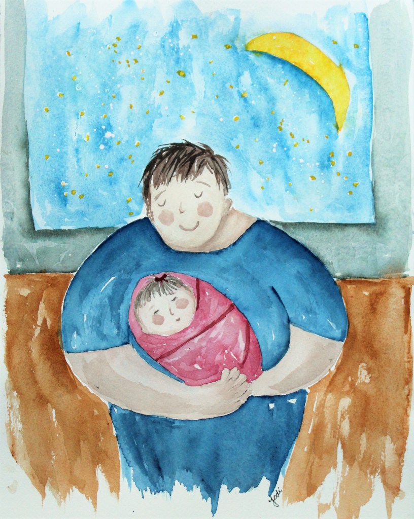 A Daddy’s Love is as Big as the Moon | the creative life in between