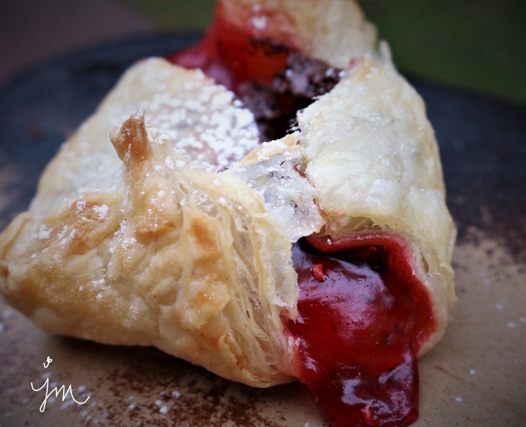 Red Raspberry Dark Chocolate Puff Pastry Tarts | the creative life in ...