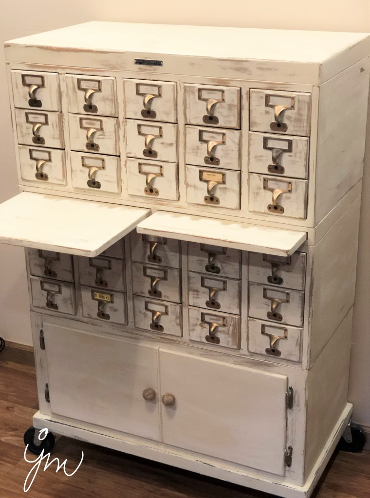 Antique Card Catalog Makeover | the creative life in between